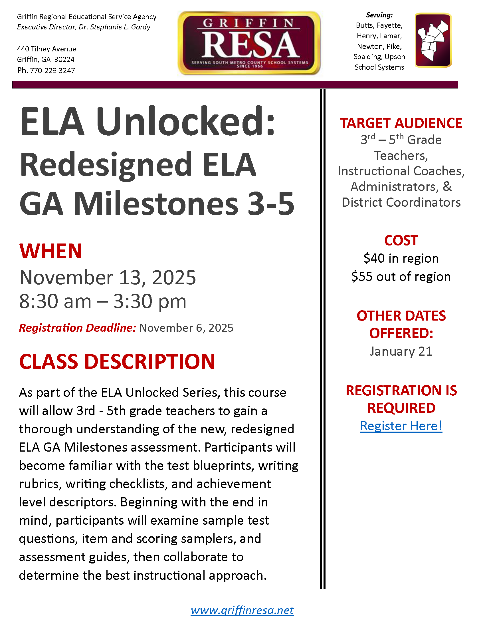 Redesigned 3rd-5th ELA GA Milestones: ELA Unlocked - Griffin ...